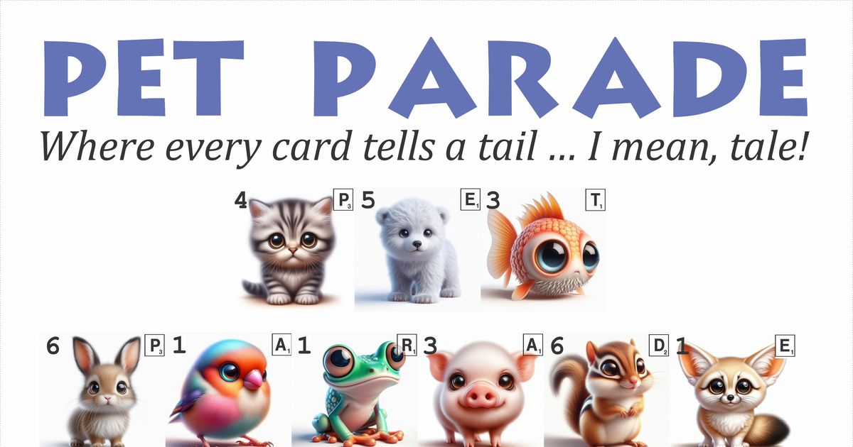 Pet Parade | Board Game | BoardGameGeek