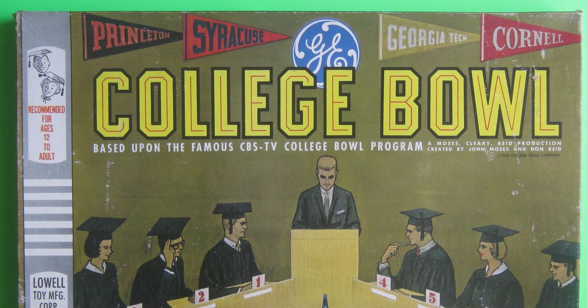 College Bowl | Board Game | BoardGameGeek