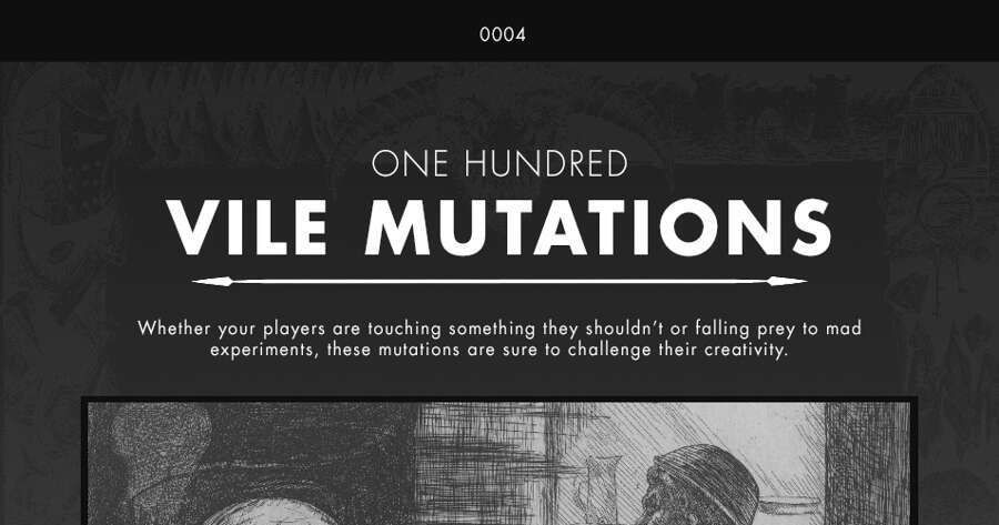One Hundred Vile Mutations | RPG Item | RPGGeek