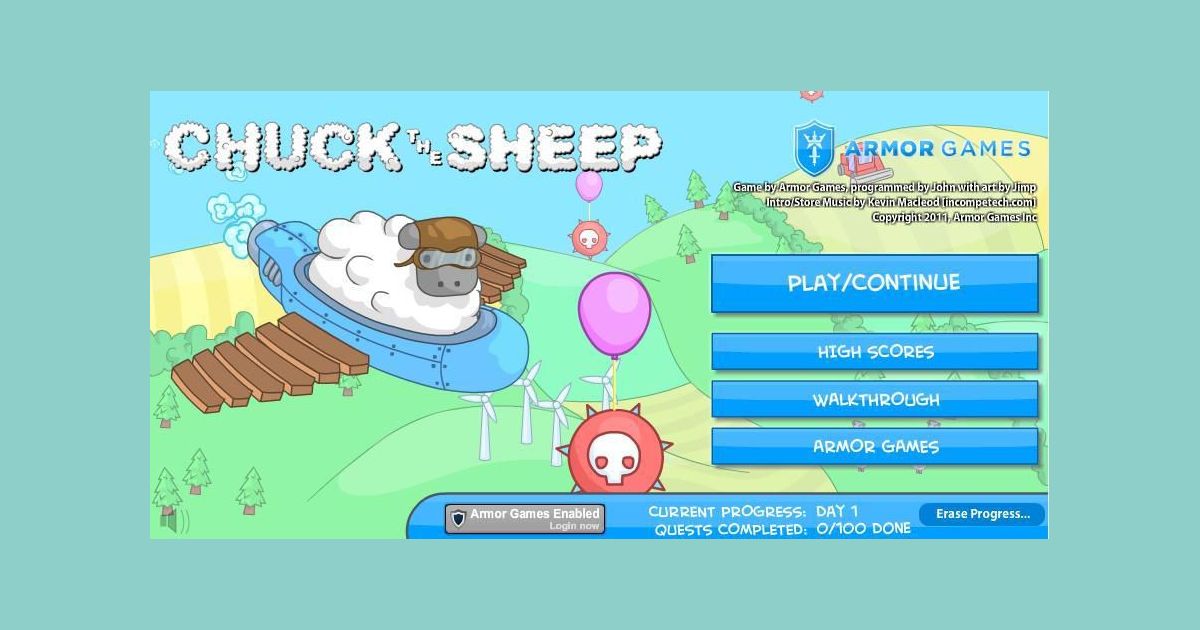 A Browser Game Review: Chuck the Sheep | Chuck the Sheep