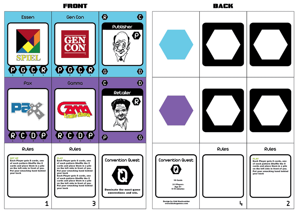 18 Card Microgame Contest Geeklist 2016