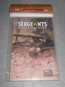 Sergeants Miniatures Game: Hasty Positions Normandy Expansion | Board ...