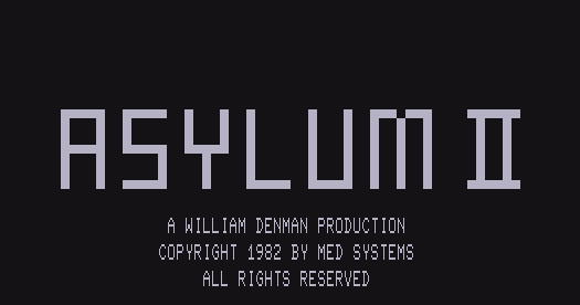 Asylum II | Video Game | BoardGameGeek