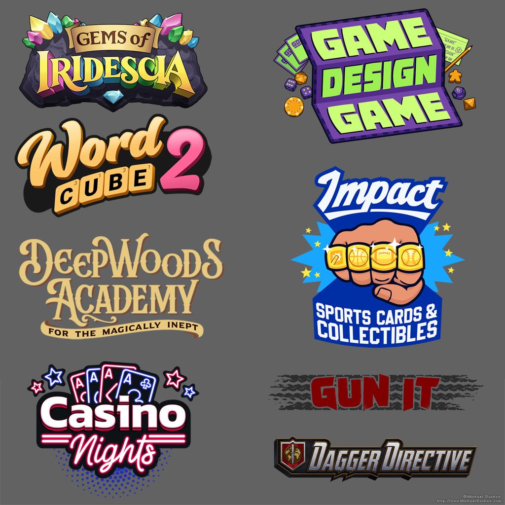 Experienced game artist and logo designer available