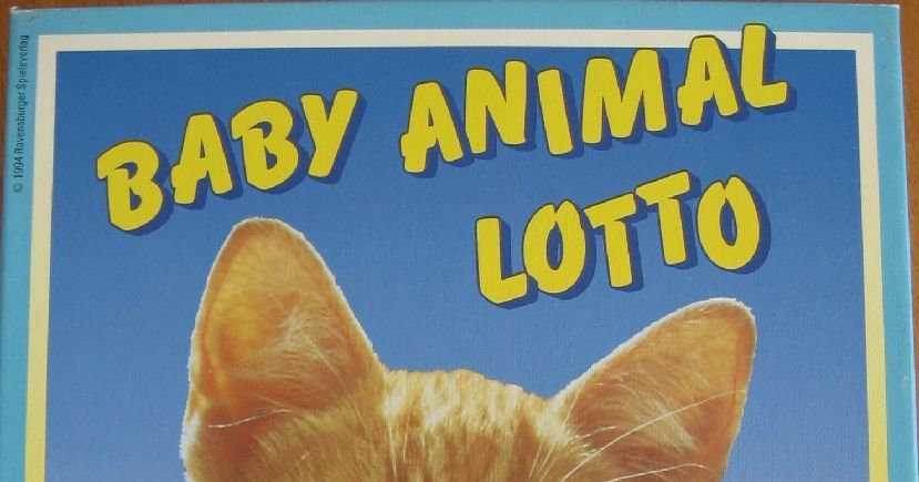 Baby Animal Lotto | Board Game | BoardGameGeek