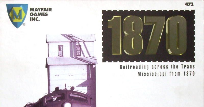 1870: Railroading Across the Trans Mississippi from 1870 | Board Game ...