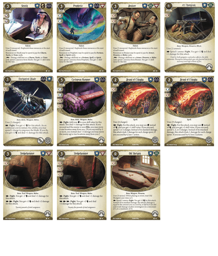 AHTCG Multiclass Card Reference Sheets | Arkham Horror: The Card Game