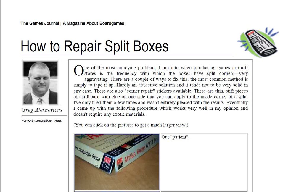 How to Repair Split Boxes