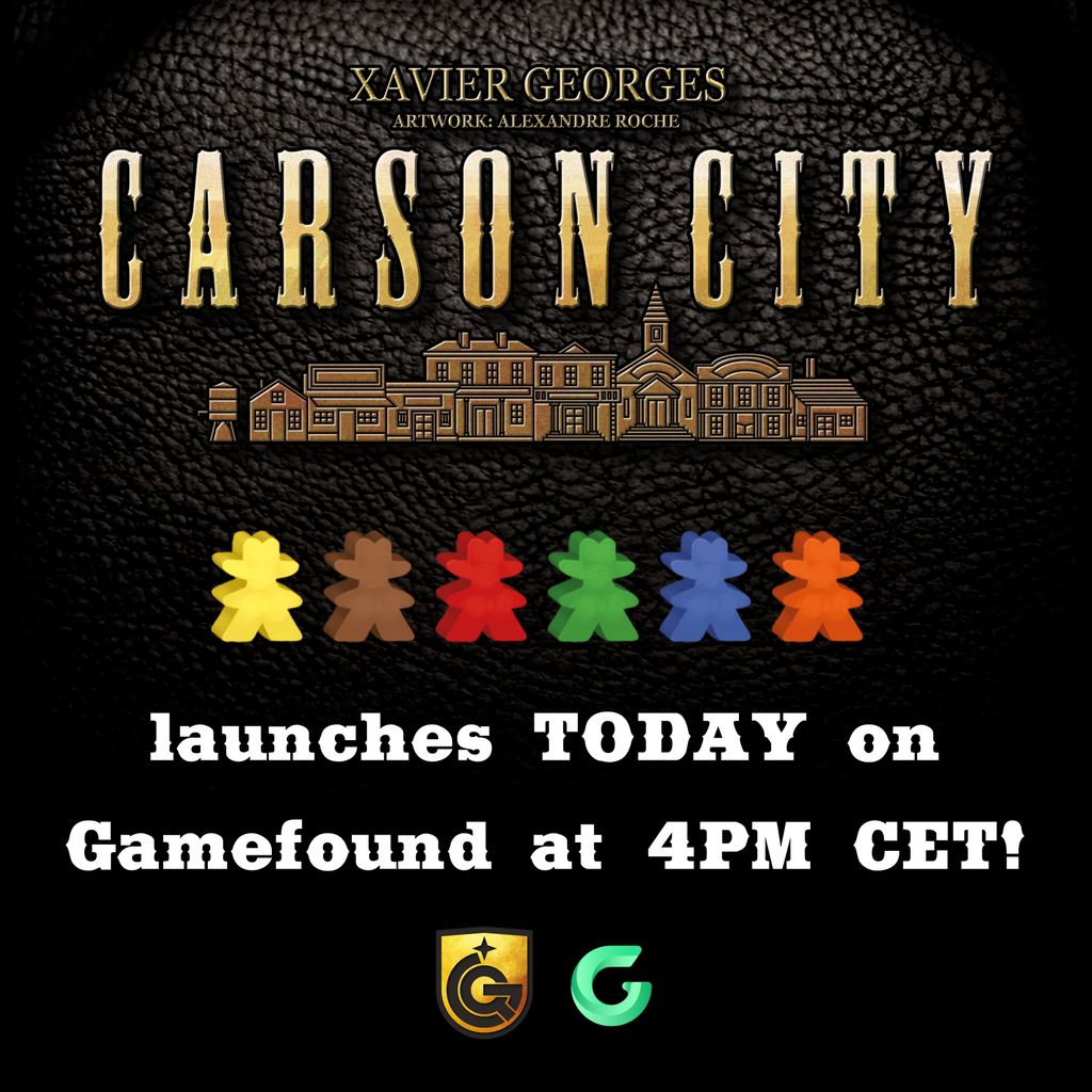Carson City launches today on Gamefound at 4 PM CET! | Carson City: Big Box