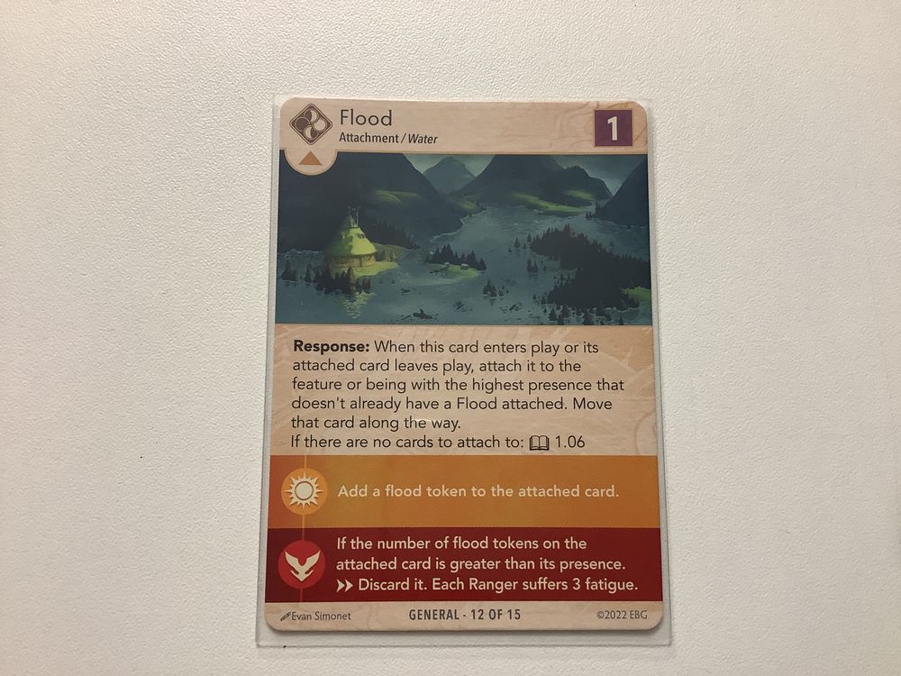 Do Flood cards attach to Companions during Rising Waters mission ...