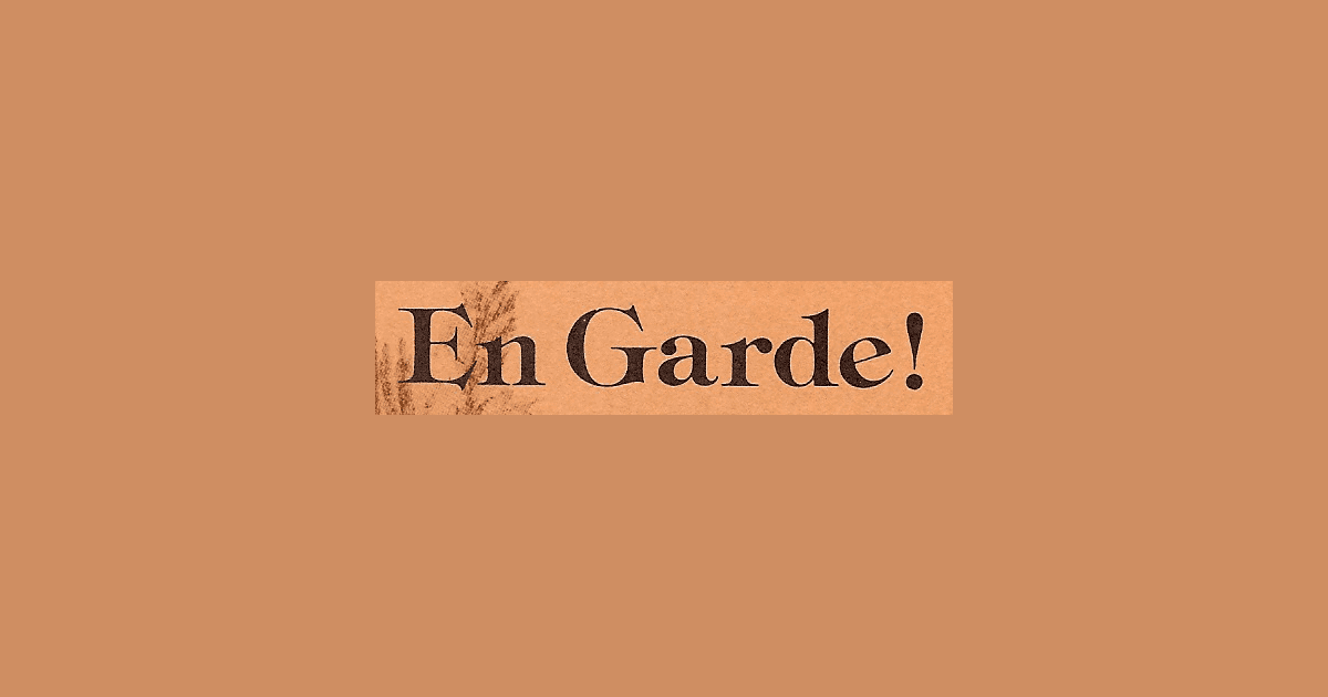 A piece of history | En Garde! (English RPG)