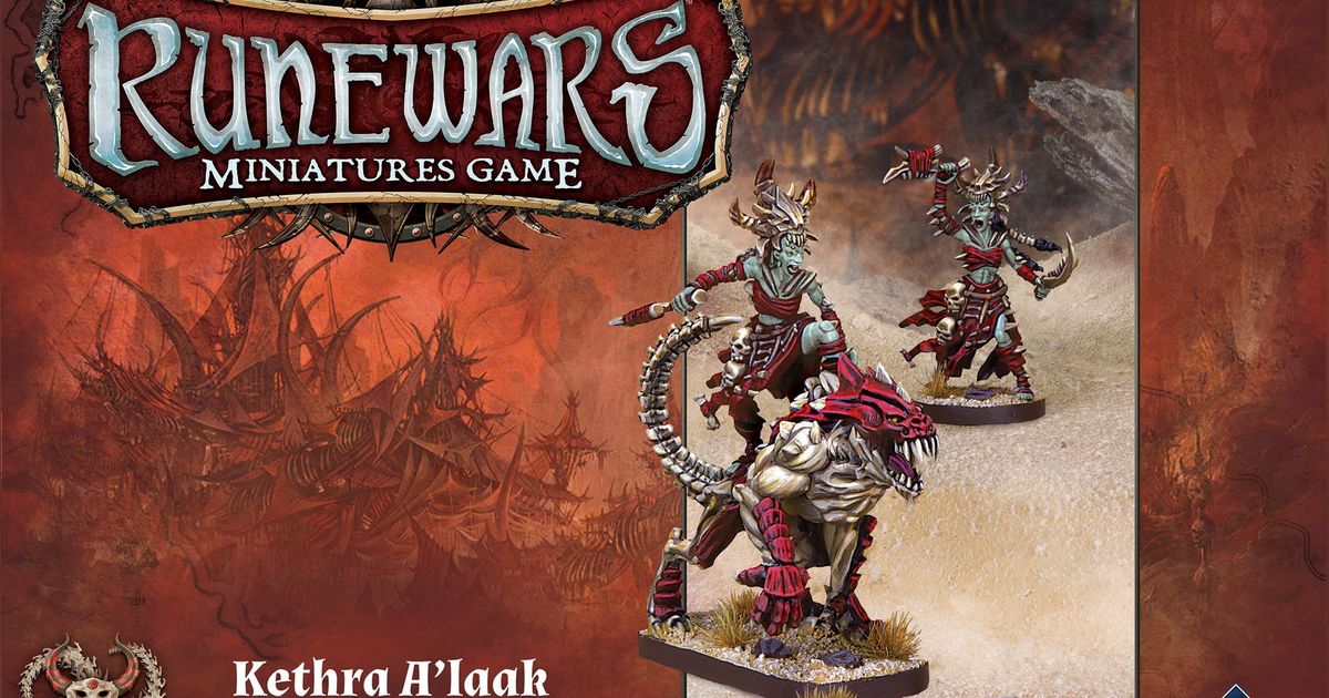 Runewars Miniatures Game: Kethra A'laak – Hero Expansion | Board Game ...