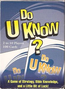 Do U Know? | Board Game | BoardGameGeek