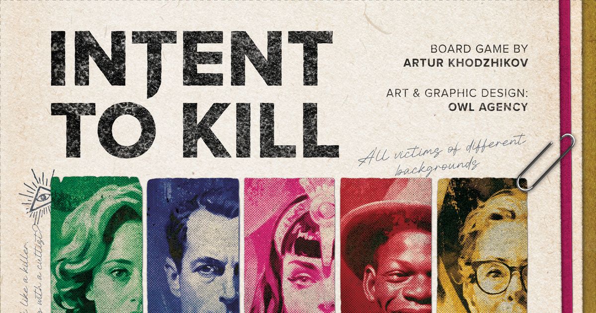 Intent to Kill | Board Game | BoardGameGeek