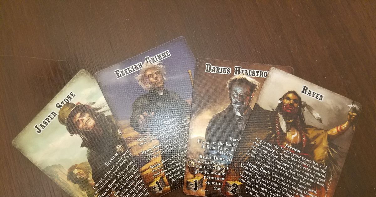 Doomtown: Reloaded – Full Art Servitor Cards | Board Game Accessory ...