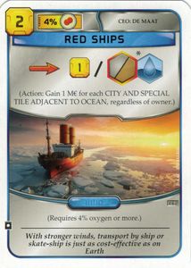 Terraforming Mars: Red Ships Promo Card | Board Game | BoardGameGeek