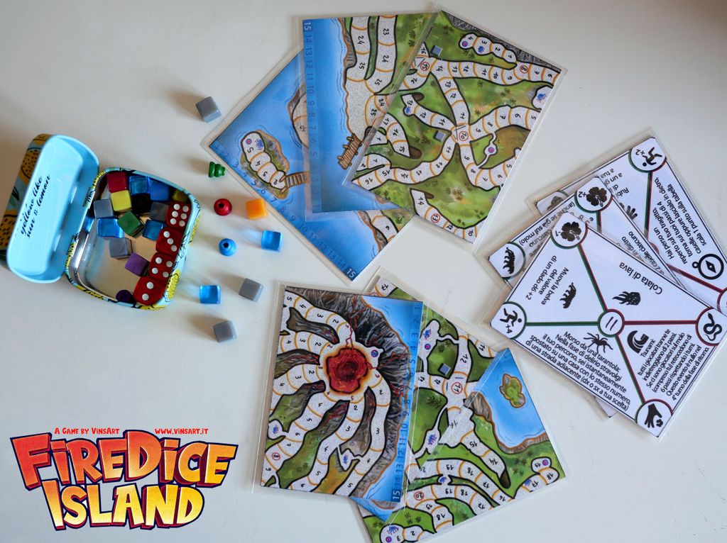 **FireDice Island** - 2023 9-Card Nanogame Print and Play Design ...