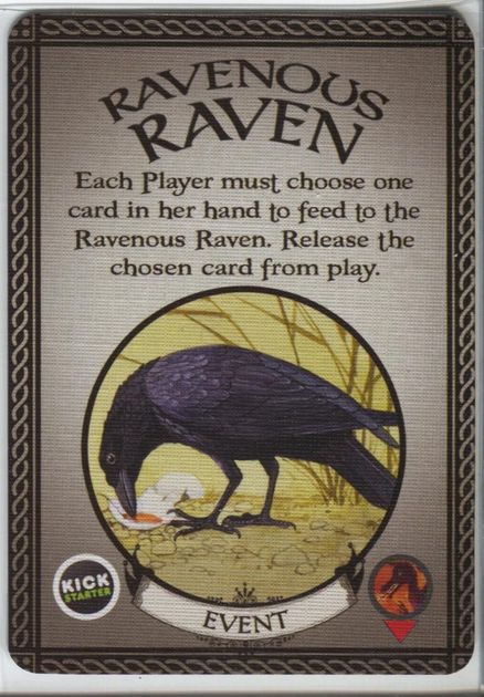 Ravenous Raven components | Fantastiqa: Ravenous Raven Promo Cards