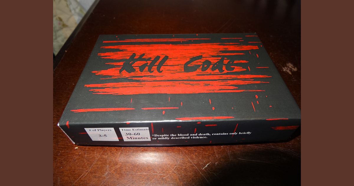 Kill Code | Board Game | BoardGameGeek