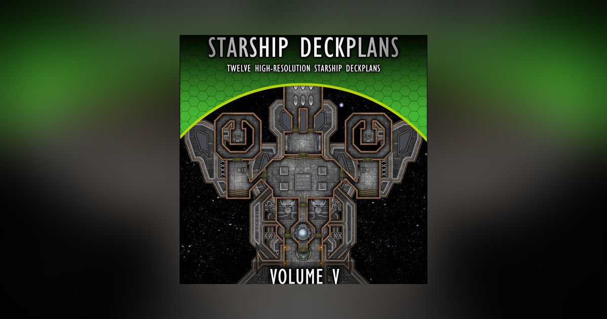 Starship Deckplans: Volume V | RPG Item | RPGGeek