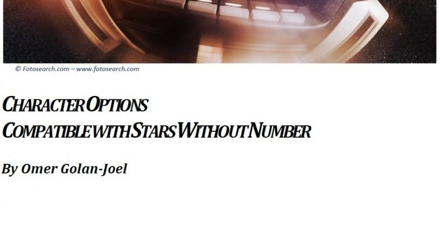 Character Options Compatible with Stars Without Number | RPG Item | RPGGeek