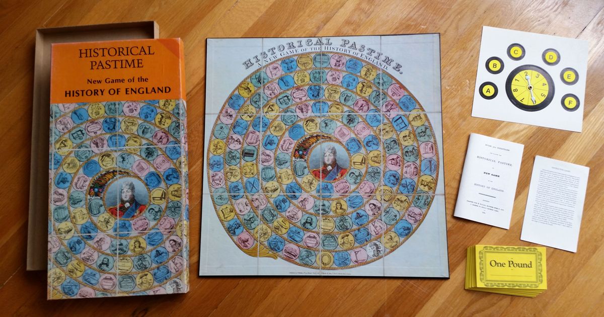 Historical Pastime a new game of the History of England from William I ...