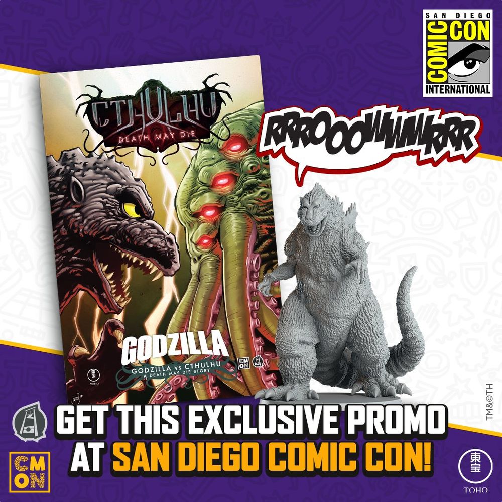 San Diego Comic Con exclusive. | Cthulhu: Death May Die