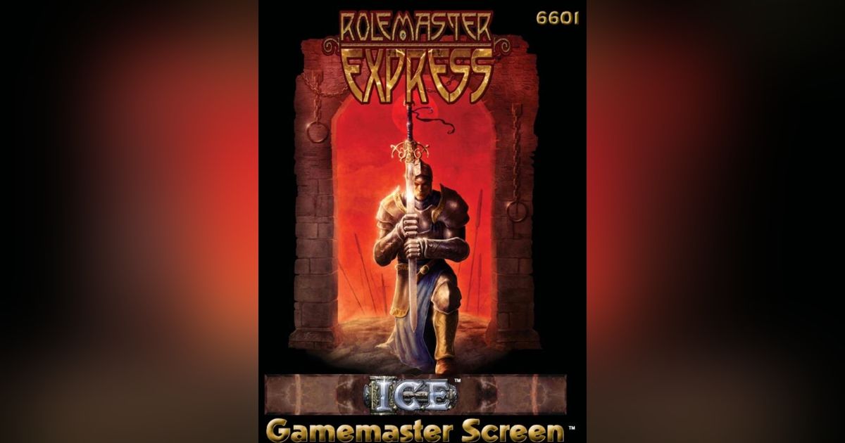 Rolemaster Gamemaster Screen (4th Edition) | RPG Item | RPGGeek