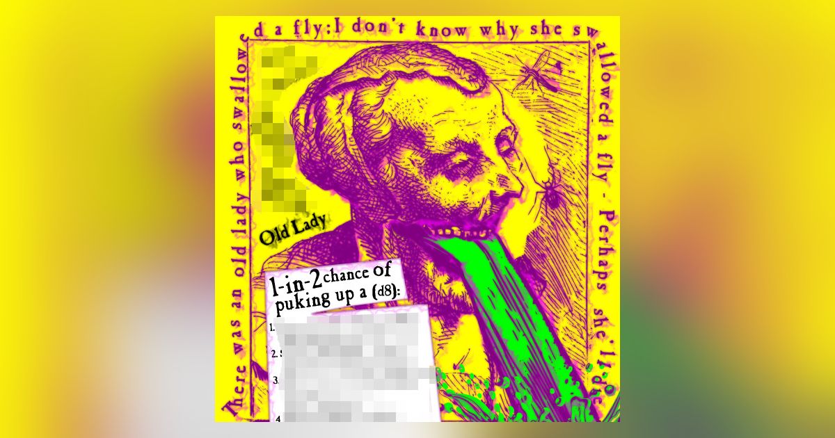 There Was an Old Lady | RPG Item | RPGGeek