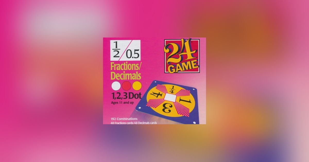 24 Game: Fractions/Decimals | Board Game | BoardGameGeek