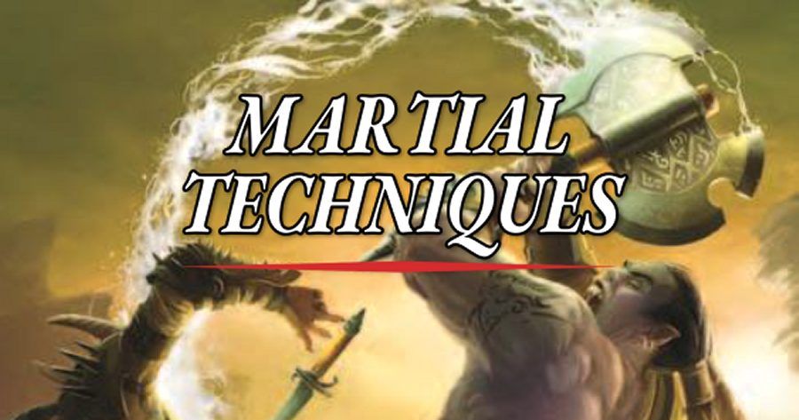 Martial Techniques | RPG Item | RPGGeek