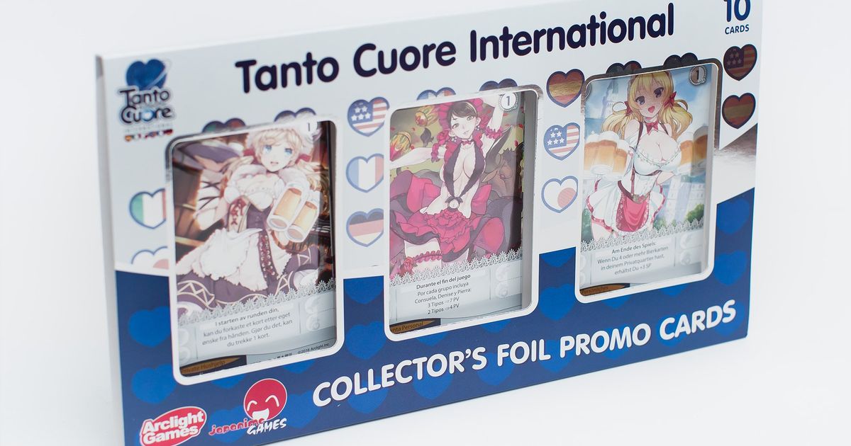 Tanto Cuore: International Foil Card Set | Board Game Accessory ...