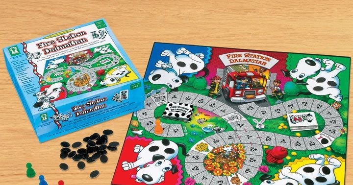 Fire Station Dalmatian Early Math Game | Board Game | BoardGameGeek