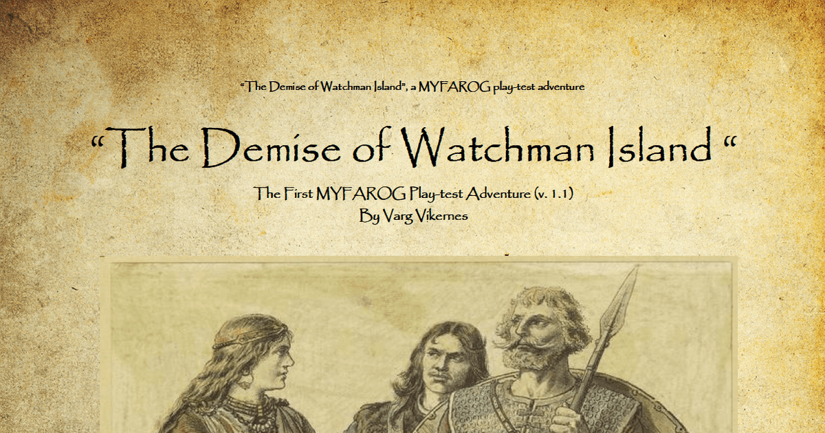 The Demise of Watchman Island | RPG Item | RPGGeek