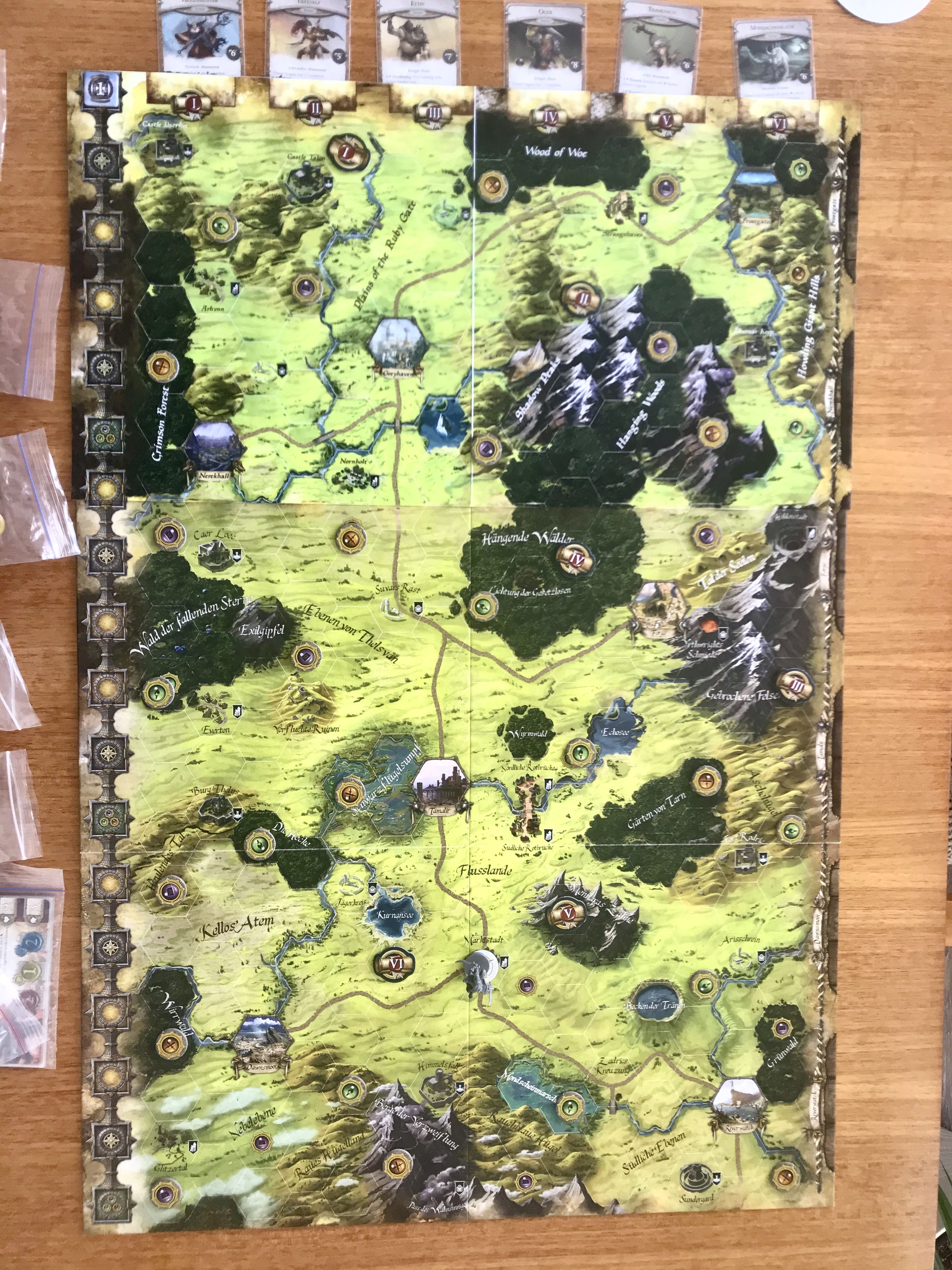 unofficial northern map extension | Runebound (Third Edition)