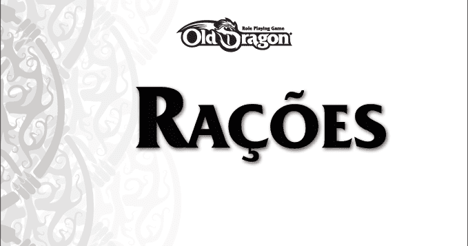 Rações | RPG Item | RPGGeek