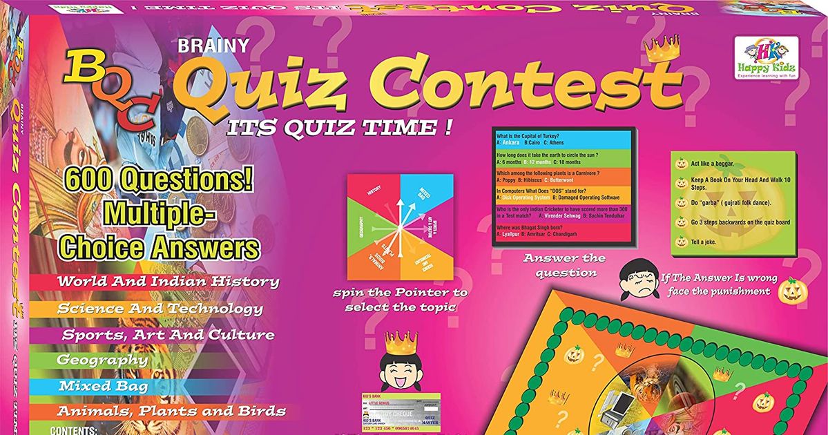 Brainy Quiz Contest | Board Game | BoardGameGeek