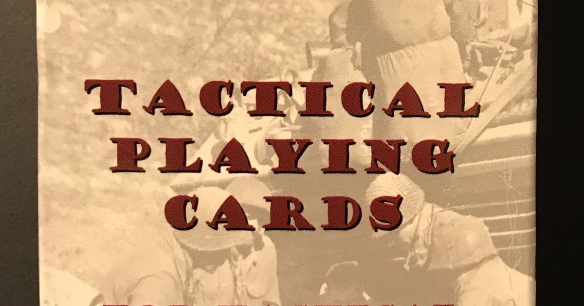 Tactical Playing Cards | Board Game | BoardGameGeek