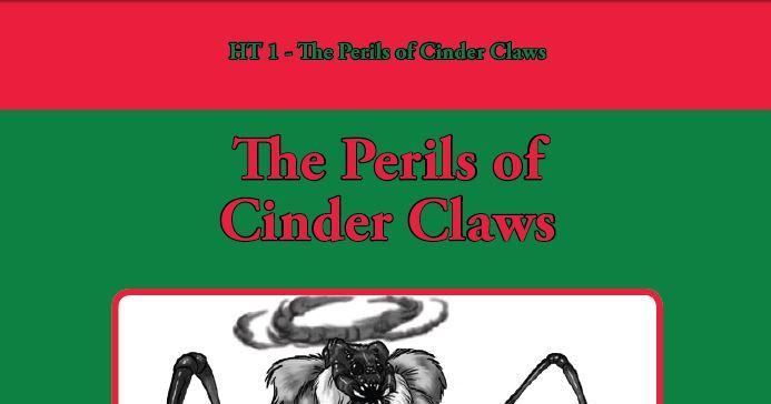 The Perils of Cinder Claws | RPG Item | RPGGeek