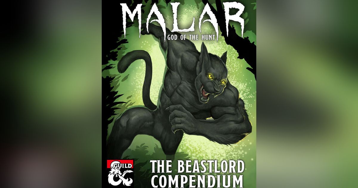 Malar: The Beastlord Compendium | RPG Item | RPGGeek