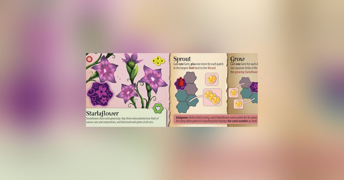 Power Plants: Starlaflower Promo Card | Board Game | BoardGameGeek