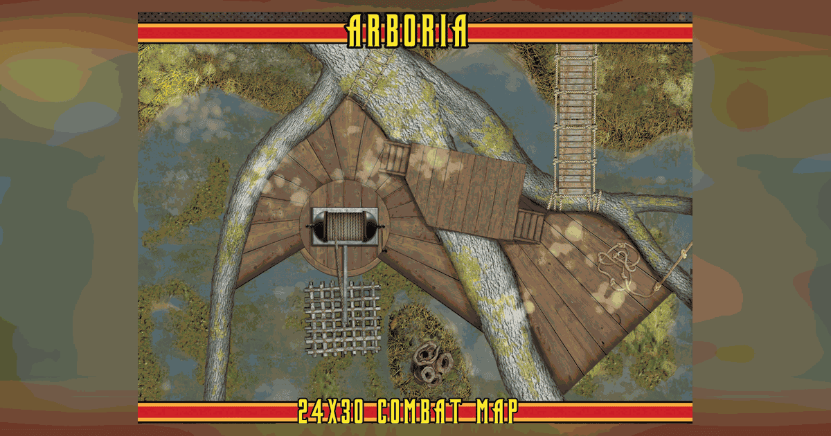 Arboria: 24×30 Combat Map | RPG Item | RPGGeek