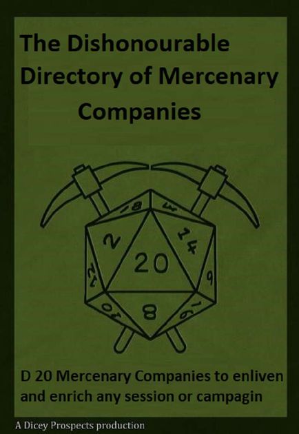 The Dishonourable Directory of Mercenary Companies | RPG Item | RPGGeek