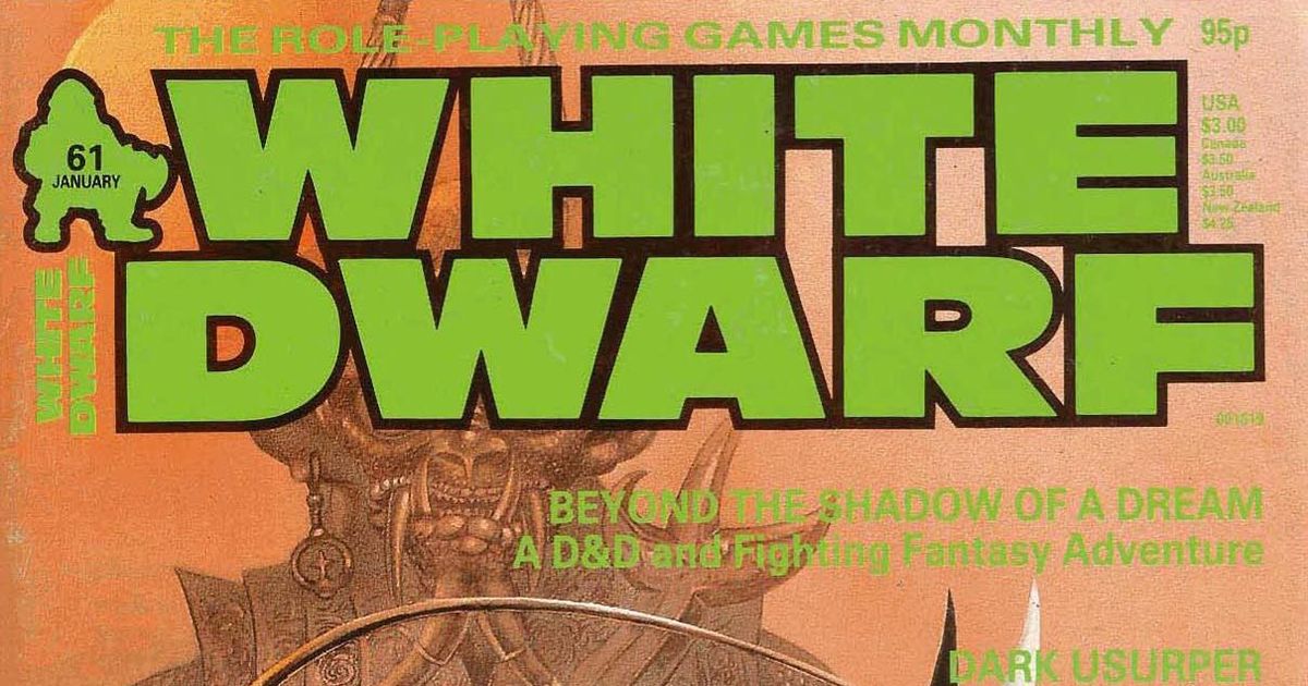 White Dwarf (Issue 61 - Jan 1985) | Issue | BoardGameGeek