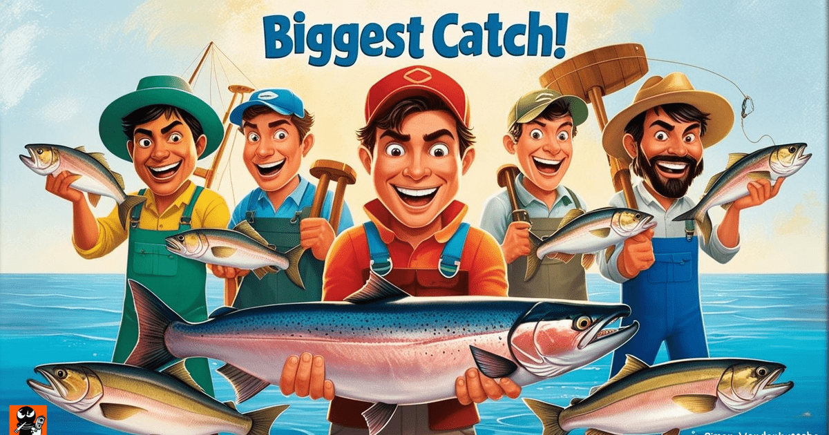 Biggest Catch | Board Game | BoardGameGeek