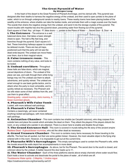 The Great Pyramid of Water | RPG Item | RPGGeek