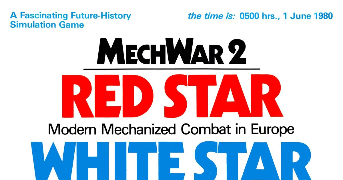 MechWar 2: Red Star / White Star Modern Mechanized Combat in Europe ...