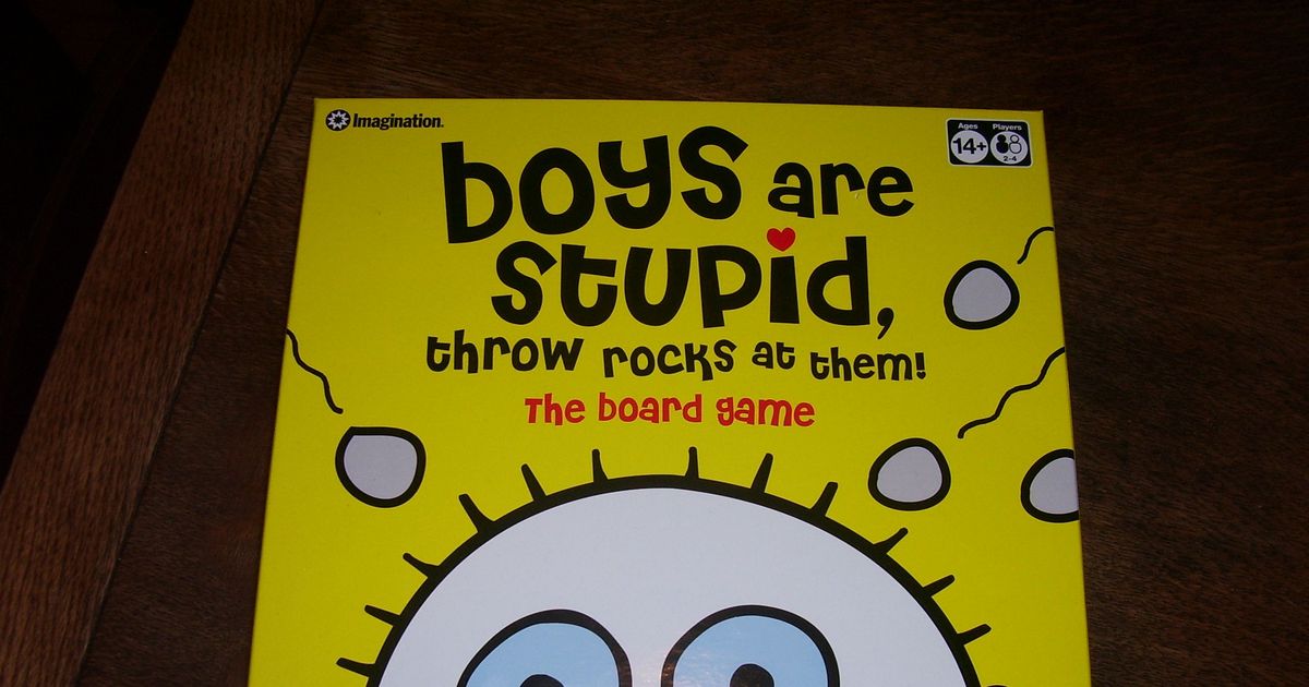 Boys are Stupid, Throw Rocks at Them! | Board Game | BoardGameGeek