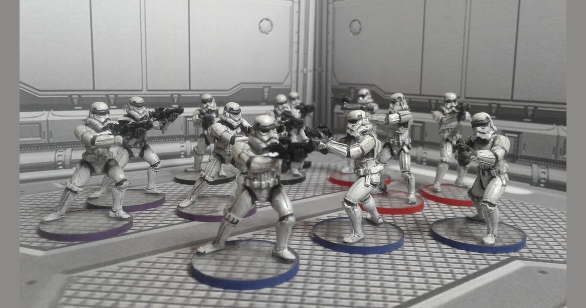Imperial Assault: Stormtroopers | Painting by numbers