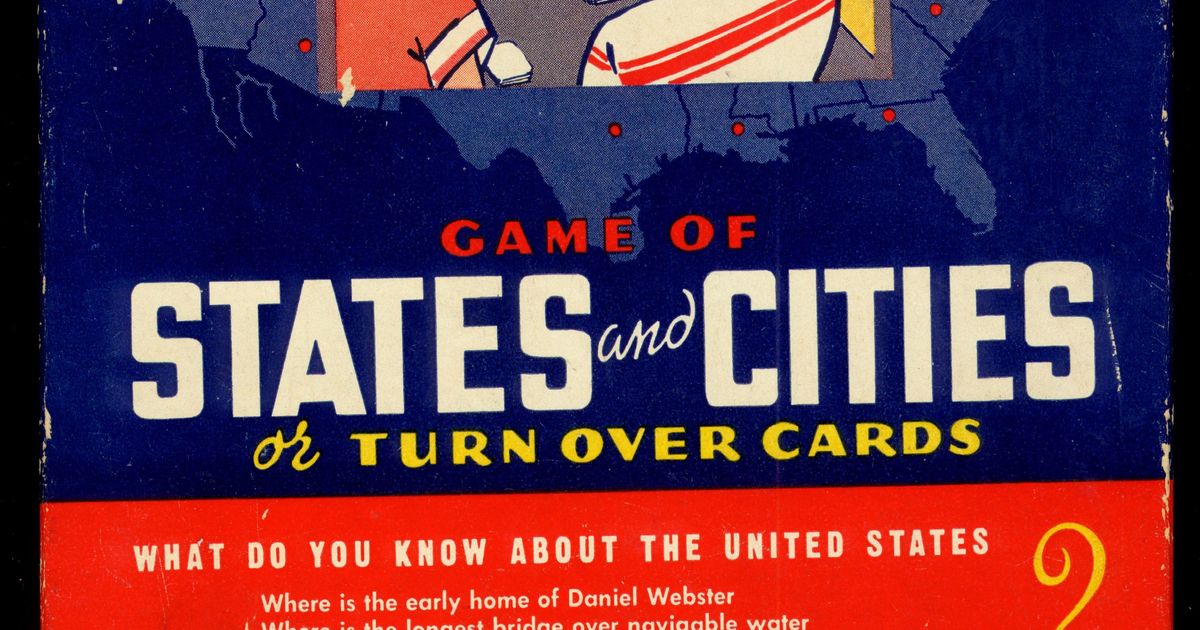 The Game of States and Cities | Board Game | BoardGameGeek